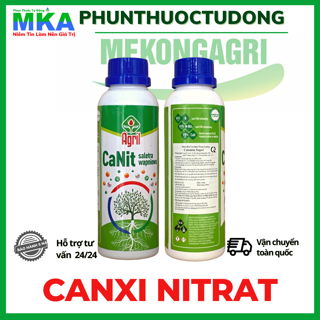 Canit MKA – Phân bón canxi nitrat hạn chế nứt trái thối trái, giảm rụng ...