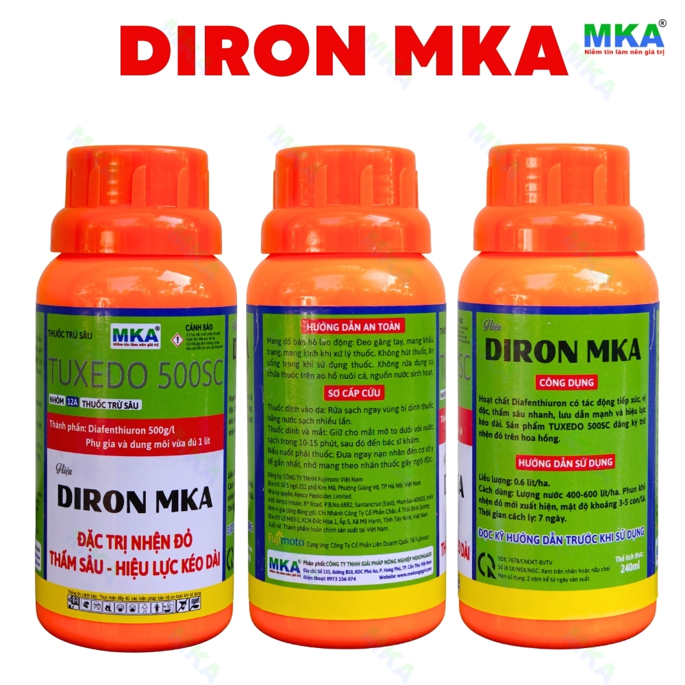 Thuốc diệt nhện Diron MKA 500SC đặc trị nhện đỏ